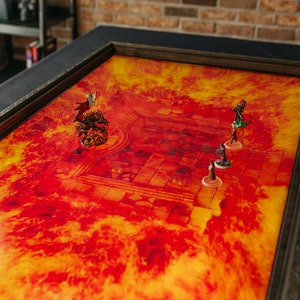 Wall-mounted Dnd Table Top (TV Included) - Etsy