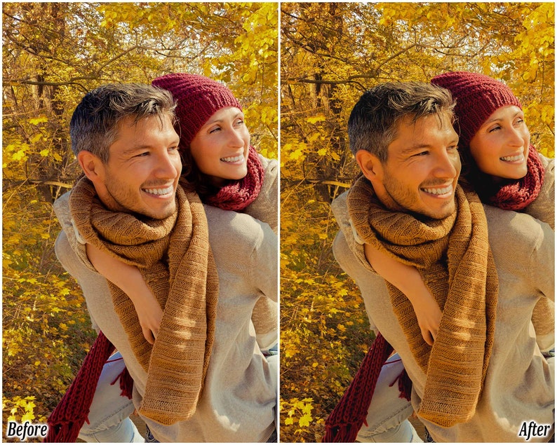 10 Lightroom Presets, Fall Colors Lightroom Presets for Mobile and ...