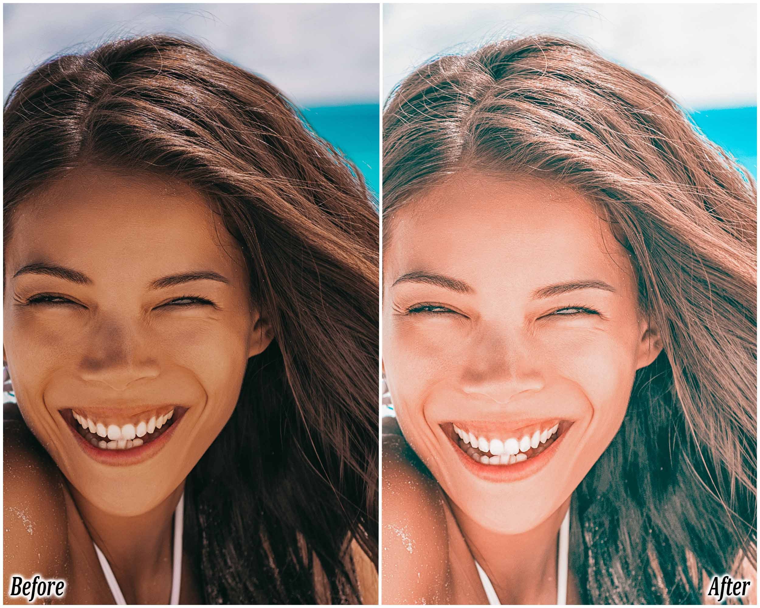 10 Lightroom Presets, Ocean Blue Lightroom Presets for Mobile and ...