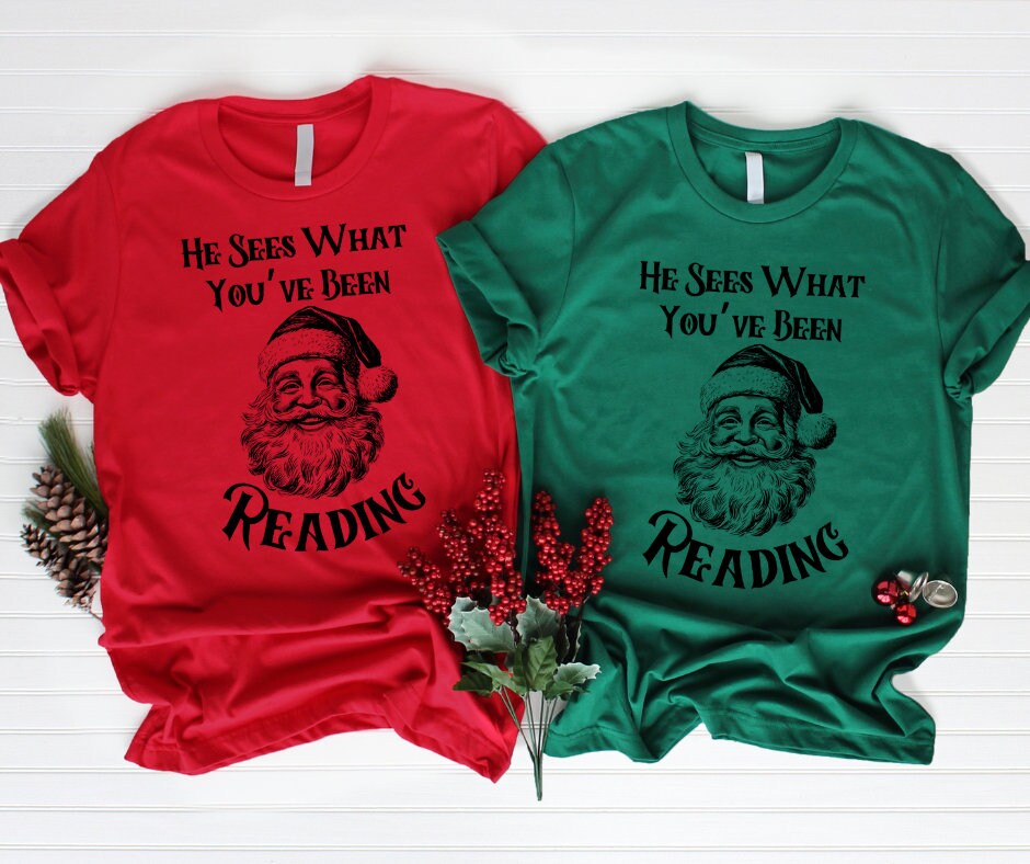 He Sees What You've Been Reading - PNG/SVG - Etsy