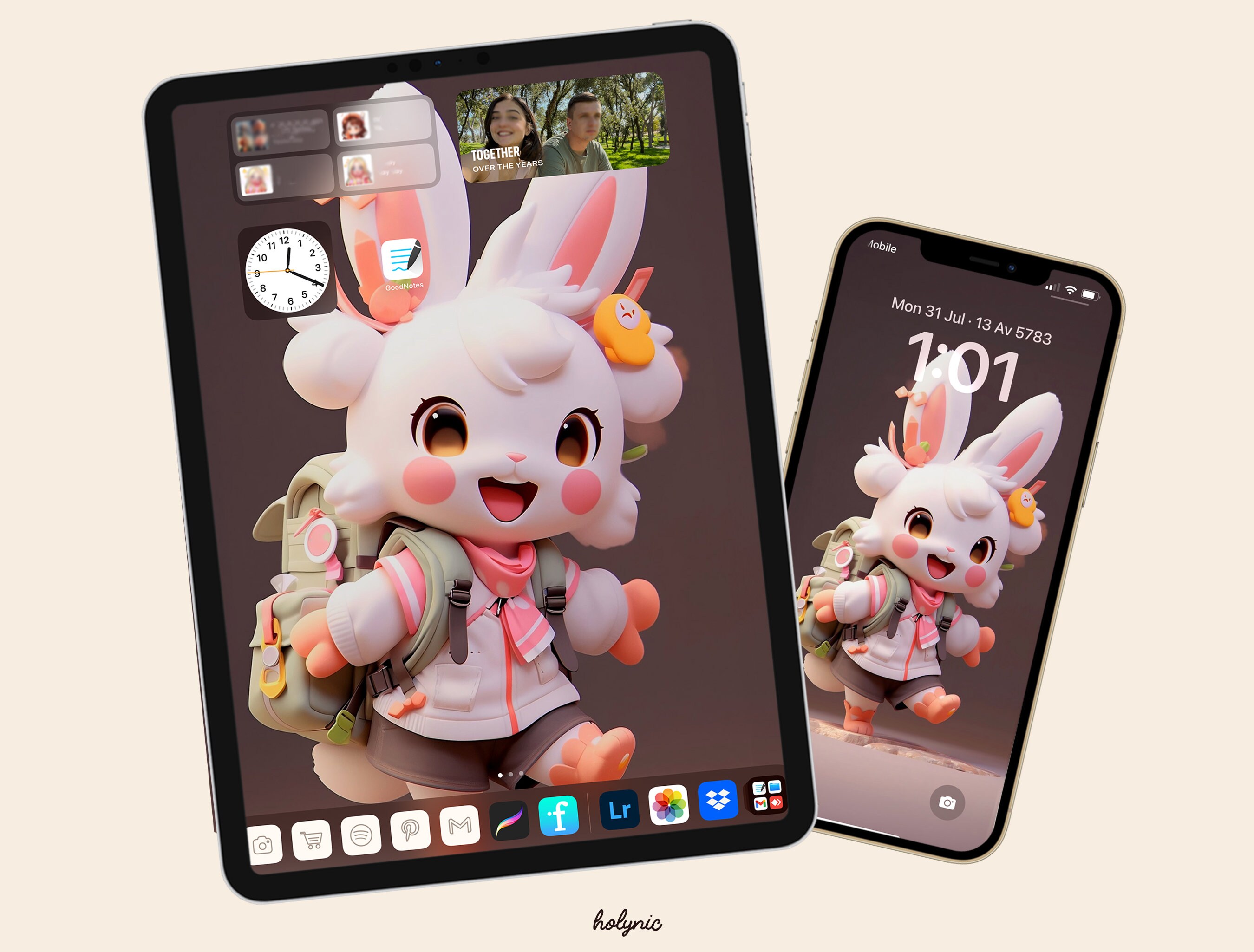 3D Cute Bunny Wallpaper Pack for PC 3840px2160px , iPad 2048px2732px ...