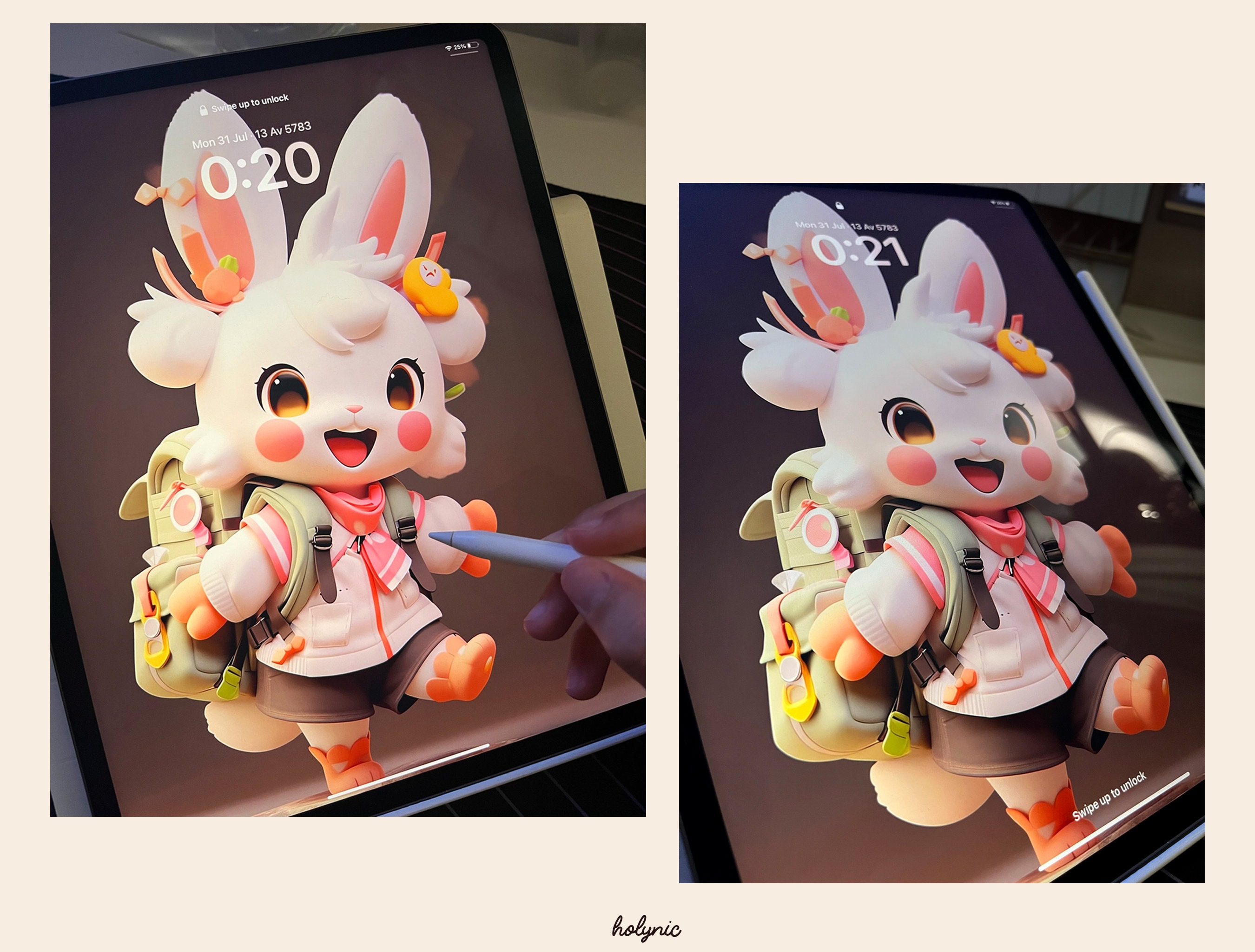 3D Cute Bunny Wallpaper Pack for PC 3840px2160px , iPad 2048px2732px ...