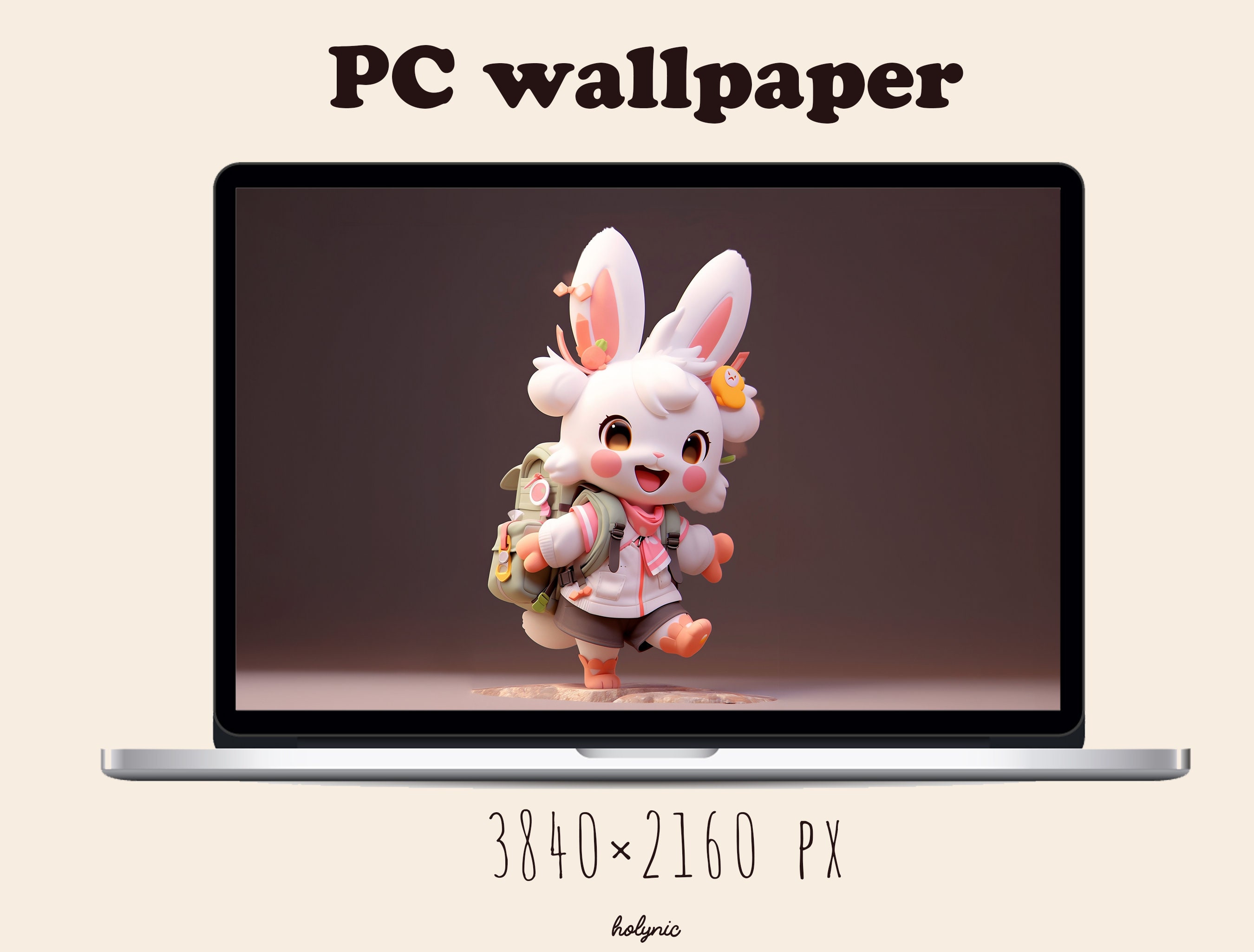 3D Cute Bunny Wallpaper Pack for PC 3840px2160px , iPad 2048px2732px ...