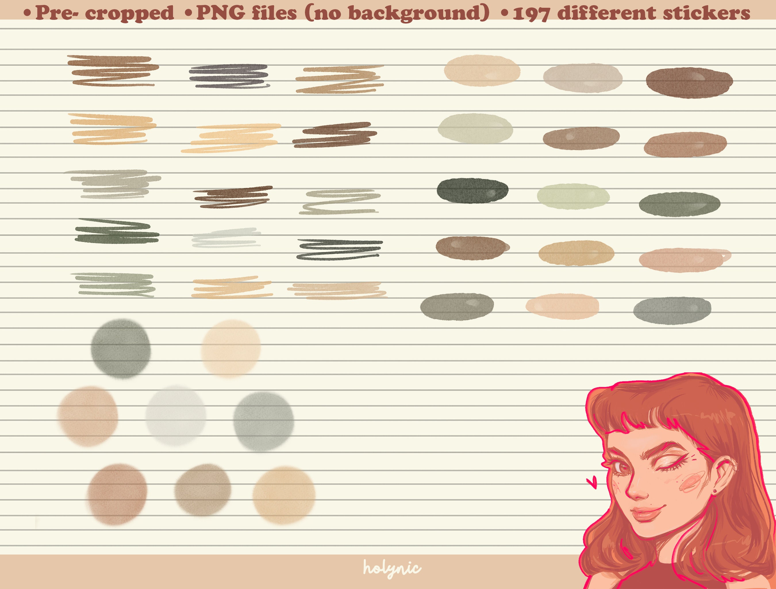 197 Watercolor Sticky Notes and Washi Tape Set for Digital Planners - Etsy