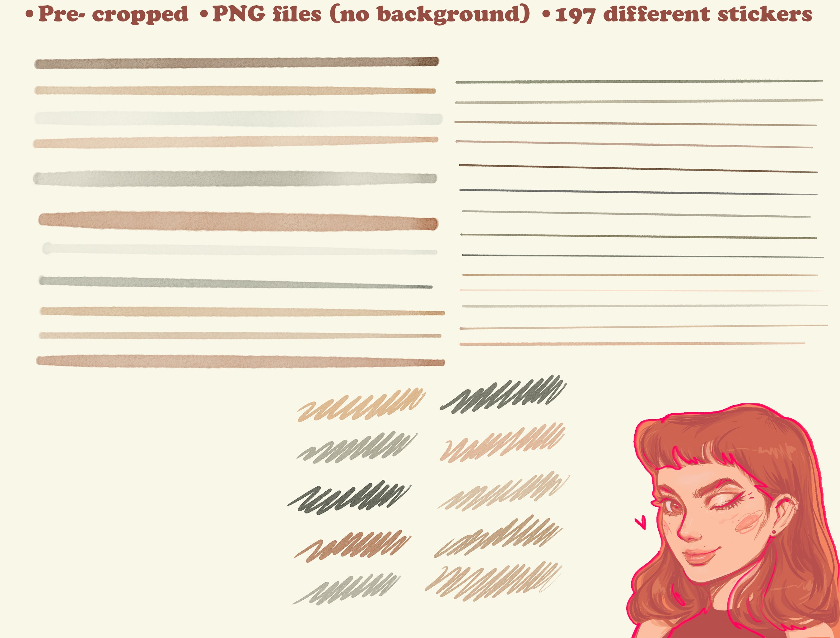 197 Watercolor Sticky Notes and Washi Tape Set for Digital Planners - Etsy