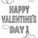 Printable Valentine's Day Themed Coloring Pages - 8.5 in X 11 in ...