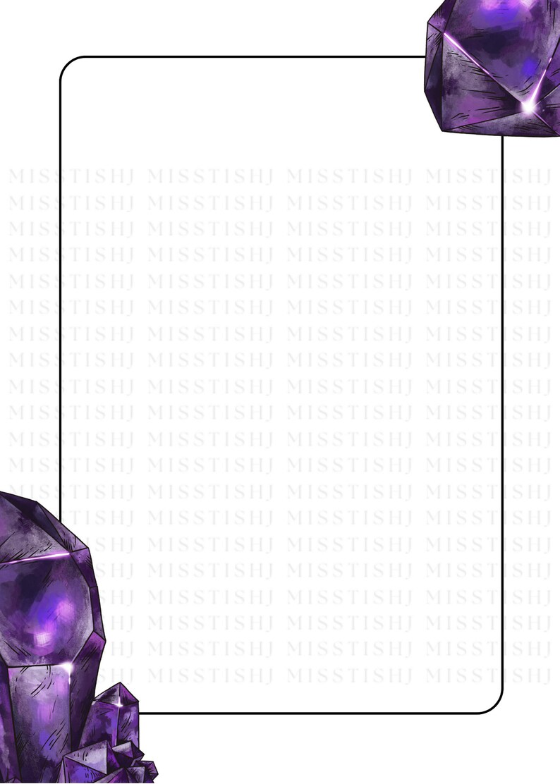 Happy Birthday to A Gem Card - February Birthstone, Amethyst - Front ...