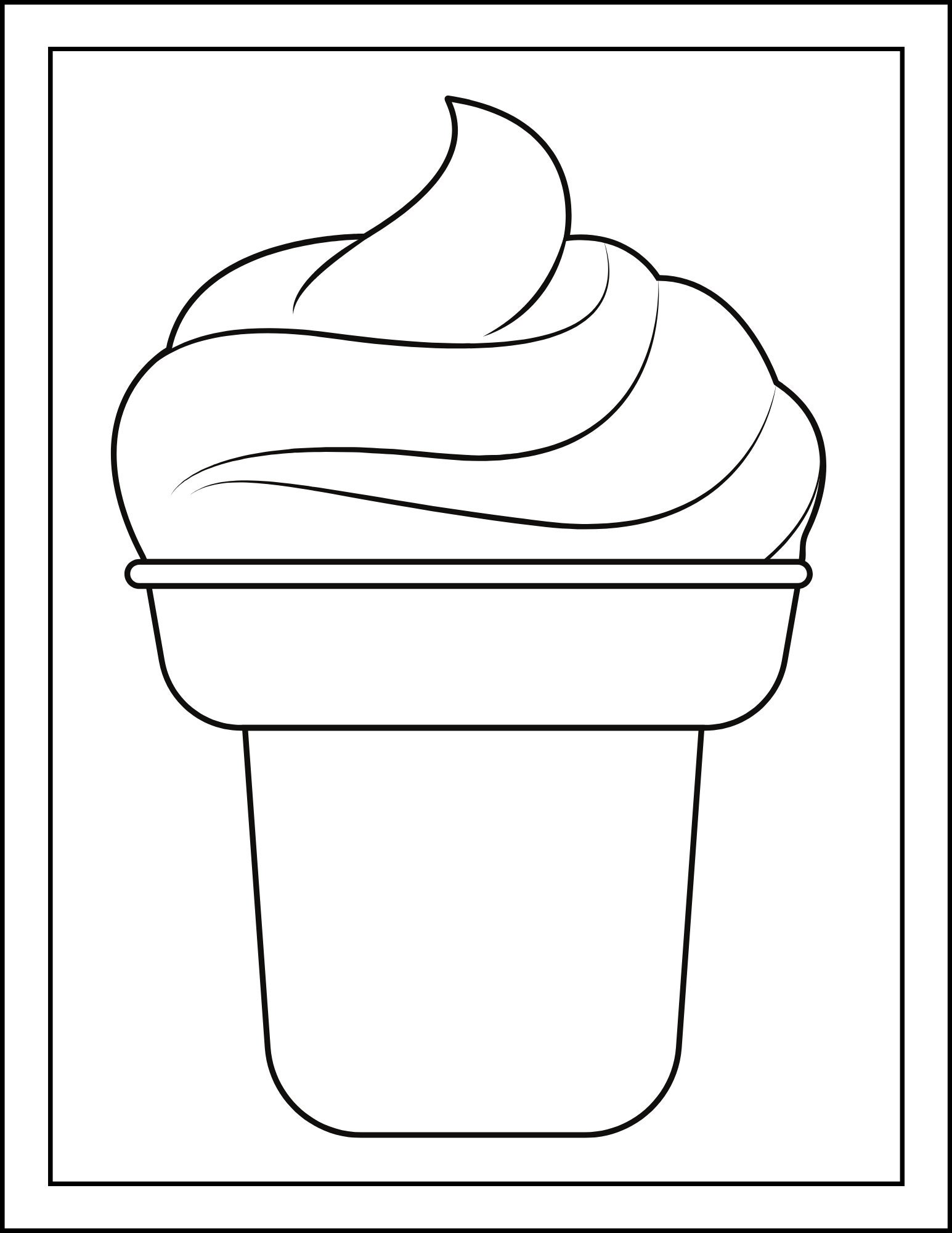Printable Dessert Themed Coloring Pages, Digital Download 8.5in X 11in ...