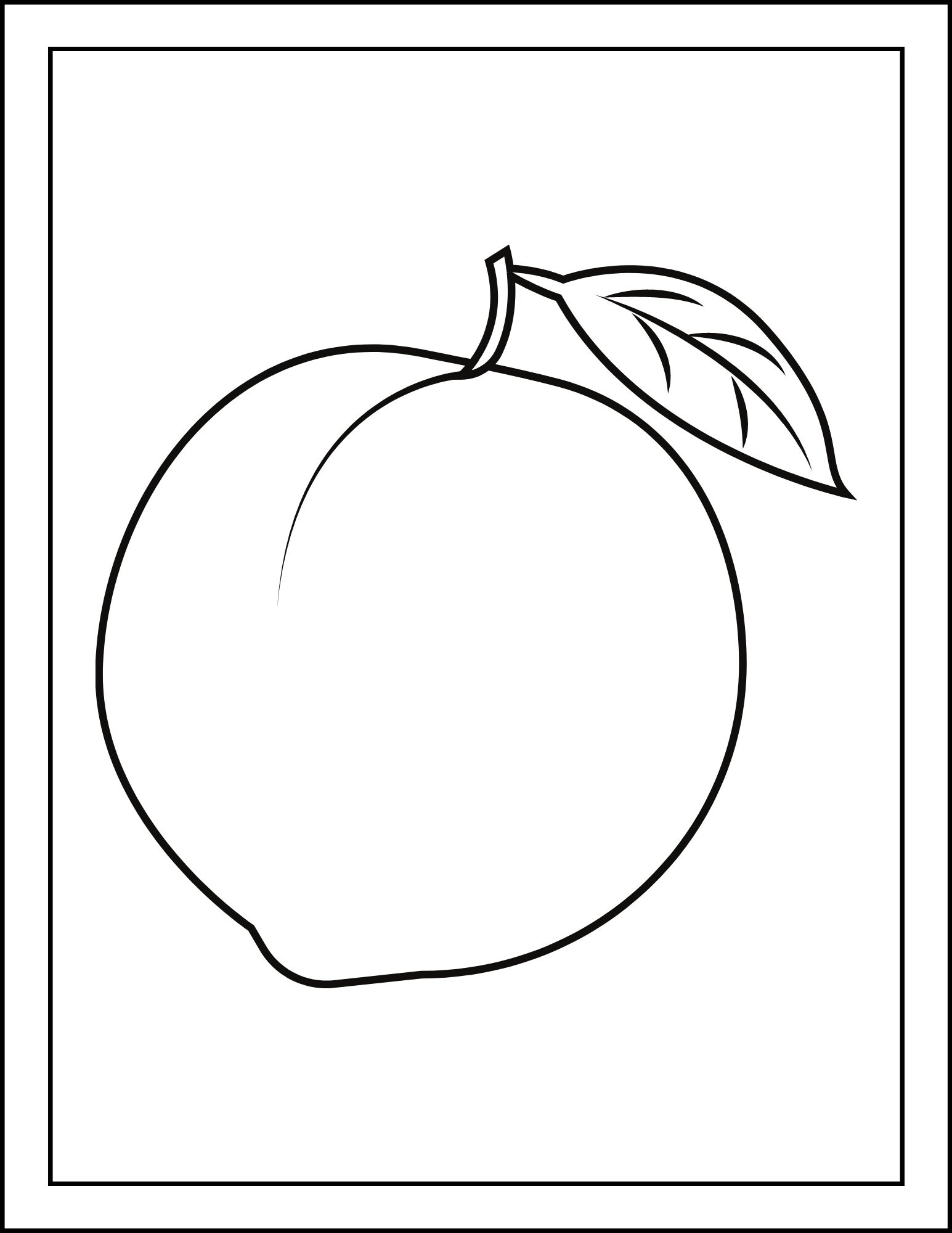 Printable Fruit Themed Coloring Pages, Digital Download 8.5in X 11in - Etsy