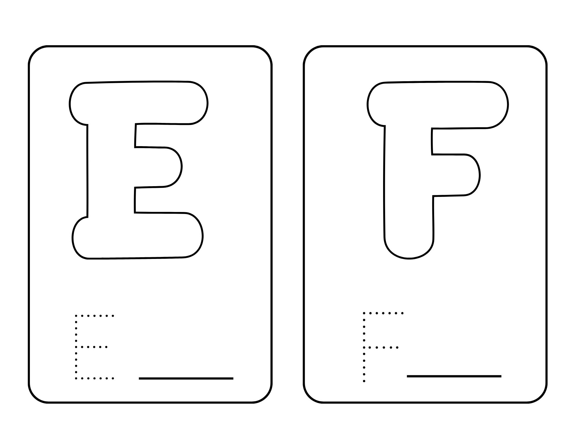 Printable Alphabet Flashcards for Kids | A-Z Tracing and Coloring Pages ...