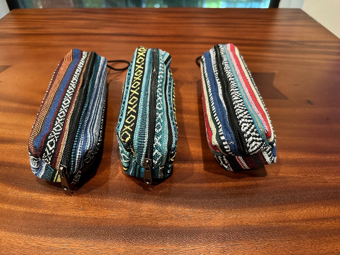 Handmade Nepali Cloth Pencil Pouch - Enchanting Himalayan Delight - Etsy