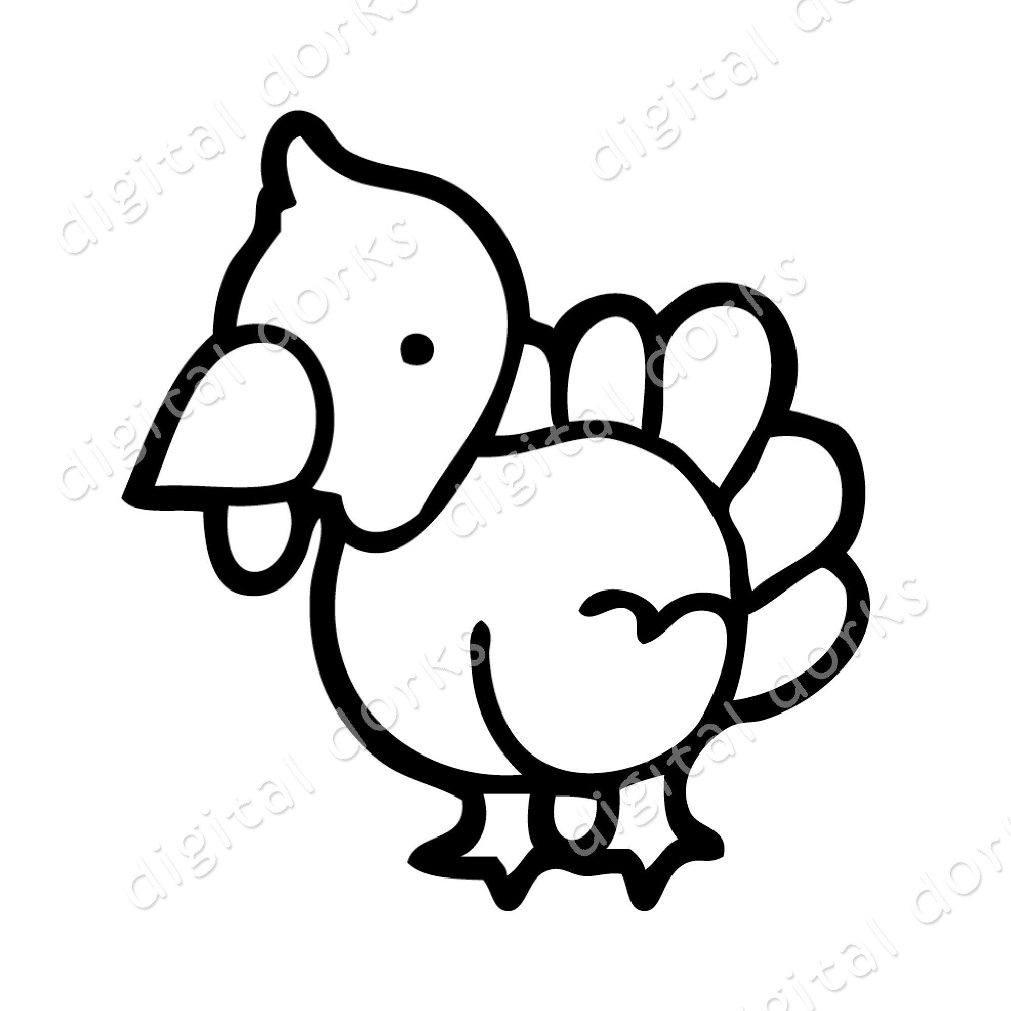 Turkey SVG Bundle - Thanksgiving SVG Bundle, Cute Turkey Svgs, Fall SVG ...