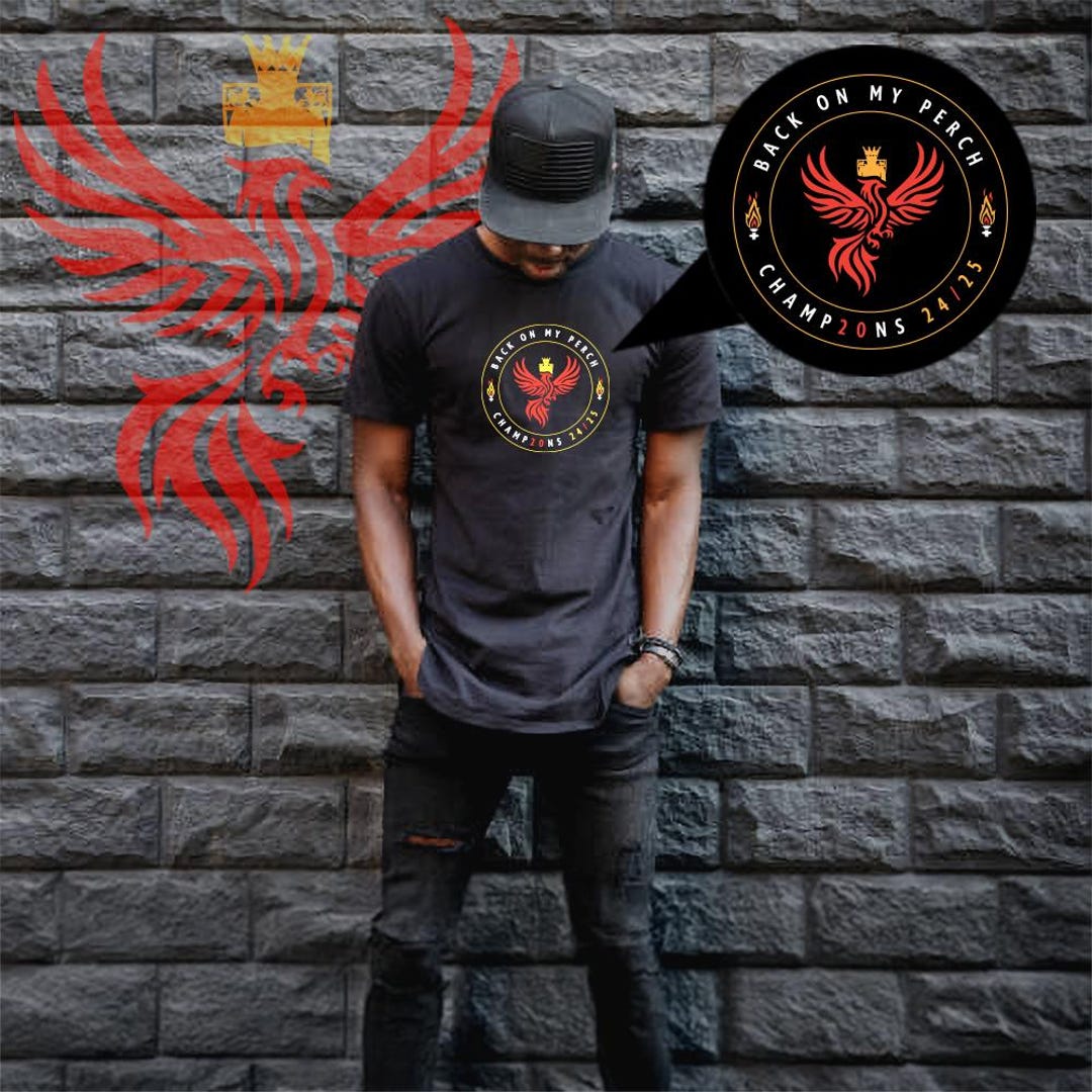 BACK ONMY PERCH Champions 20 Times 2024/2025 Liverpool Graphical Unisex ...