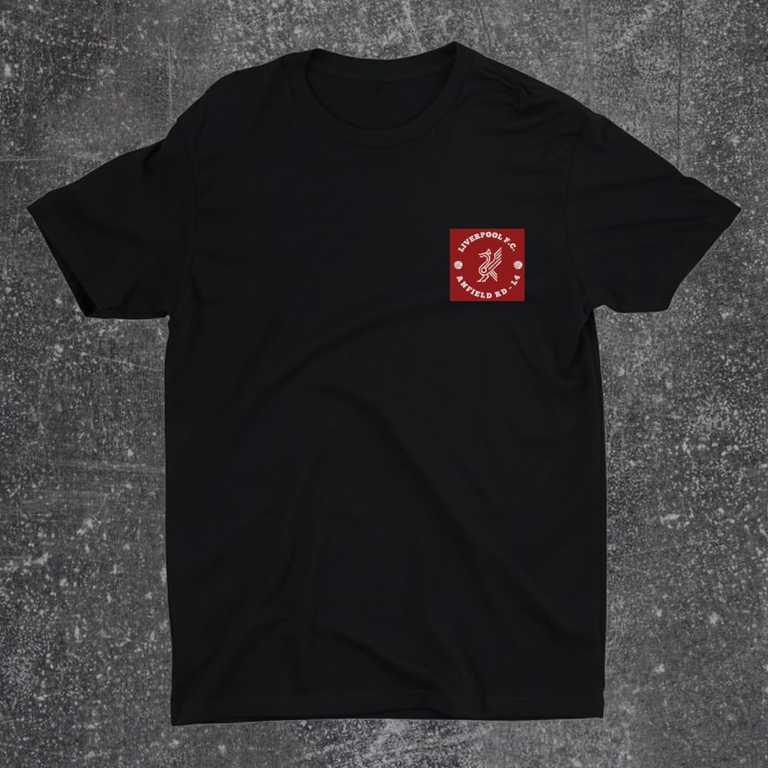 Liverpool FC Retro Origami Crest Left Side UNISEX T-shirt - Etsy UK