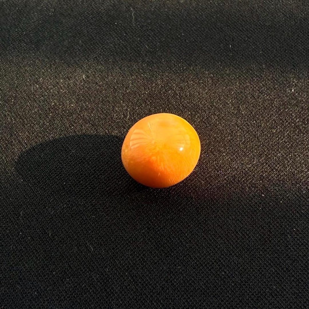 Ultra-rare 12.7mm Natural Melo Melo Pearl – Premium Flame Orange ...