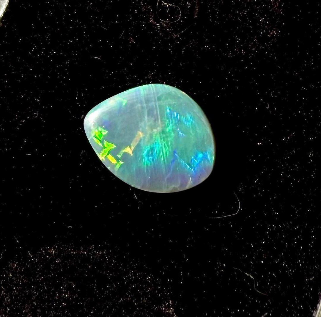 2.3ct Australian Semi-black Opal – Chinese Script Pattern | Natural ...