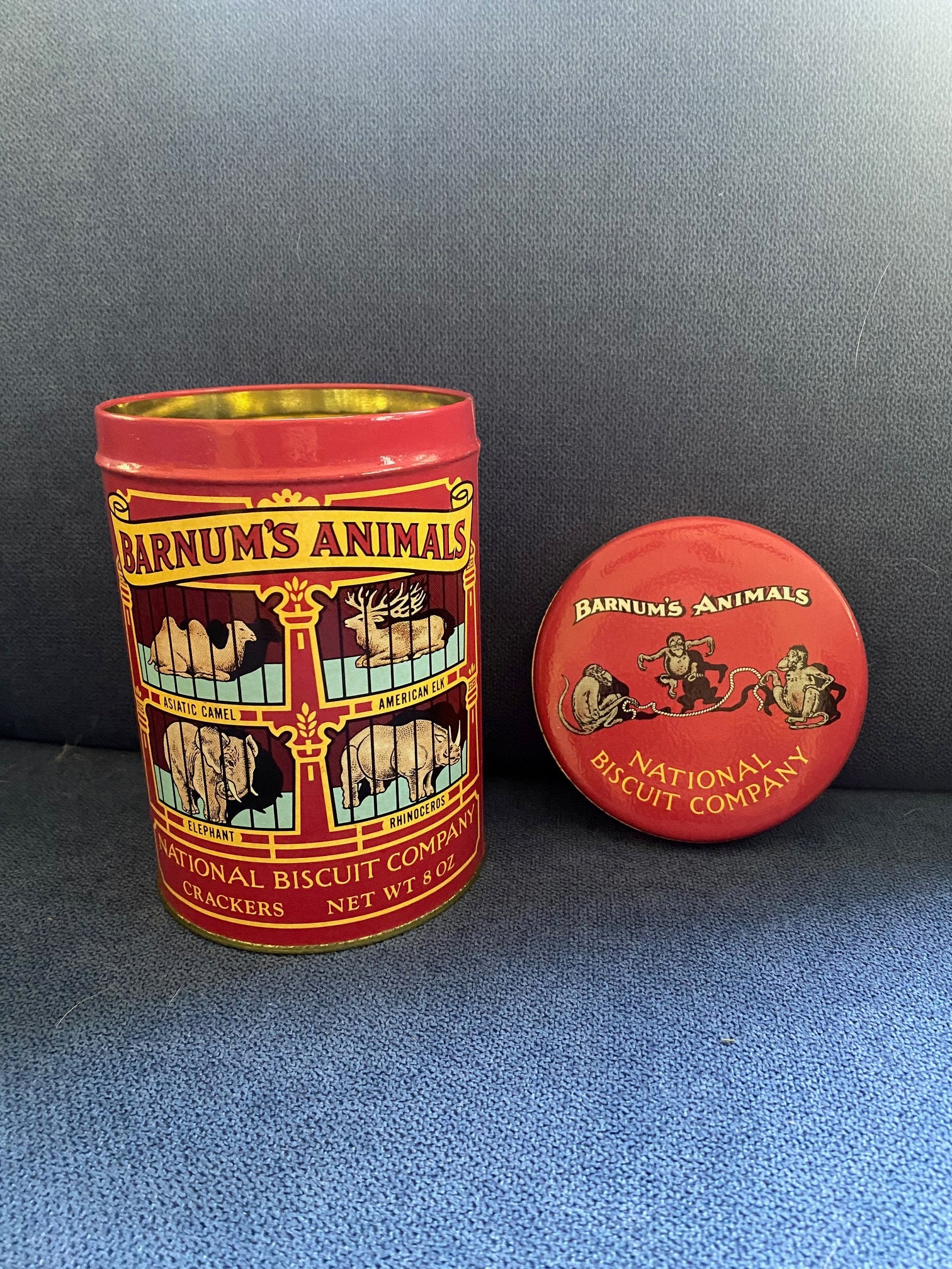 Vintage Nabisco Barnum's Animal Cracker Tin 1979 - Etsy