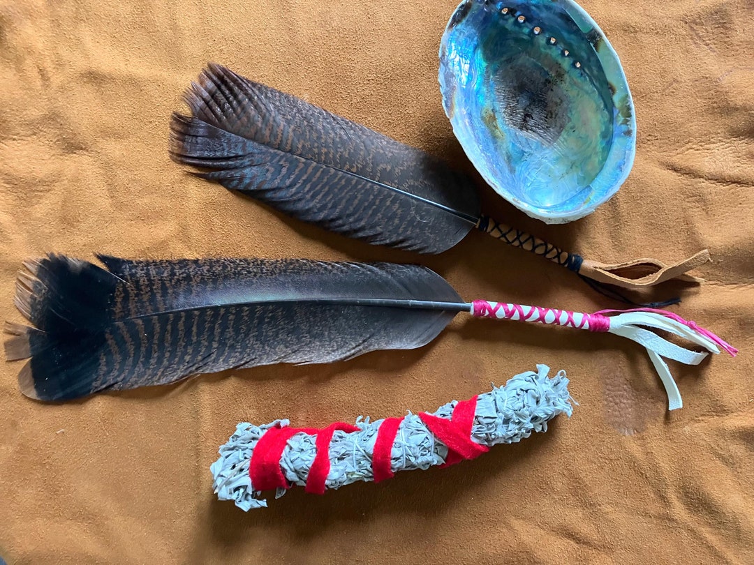 Smudge Feather - Prayer Feather - Energy Cleansing and Purification ...