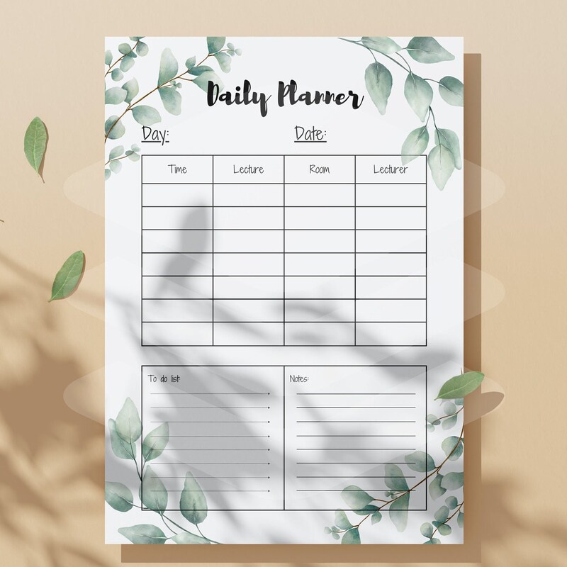 Botanical Planner - Etsy
