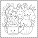 Coloring Pages Set of 50 Pages. Cute Coloring Pages for Children and ...