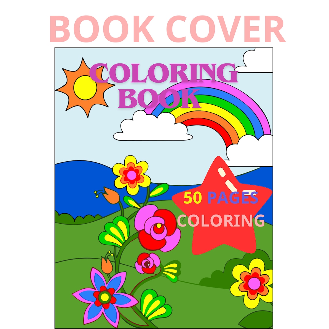 Coloring Pages Set of 50 Pages. Cute Coloring Pages for Children and ...