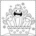 Coloring Pages Set of 50 Pages. Cute Coloring Pages for Children and ...