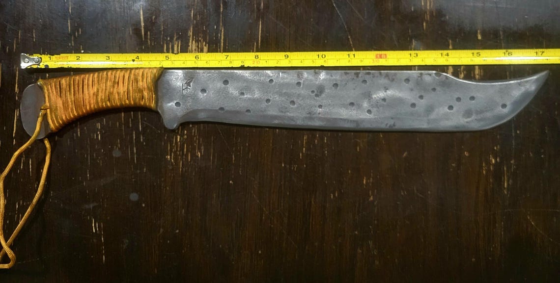 Hand Forged Machete - Etsy