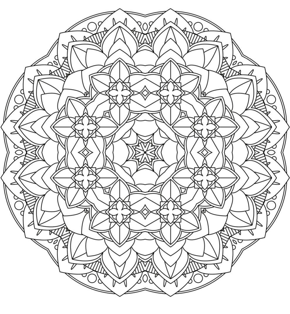 PRINTABLE the Circle Mandala Collection Volume 3 Advanced Colouring 35 ...