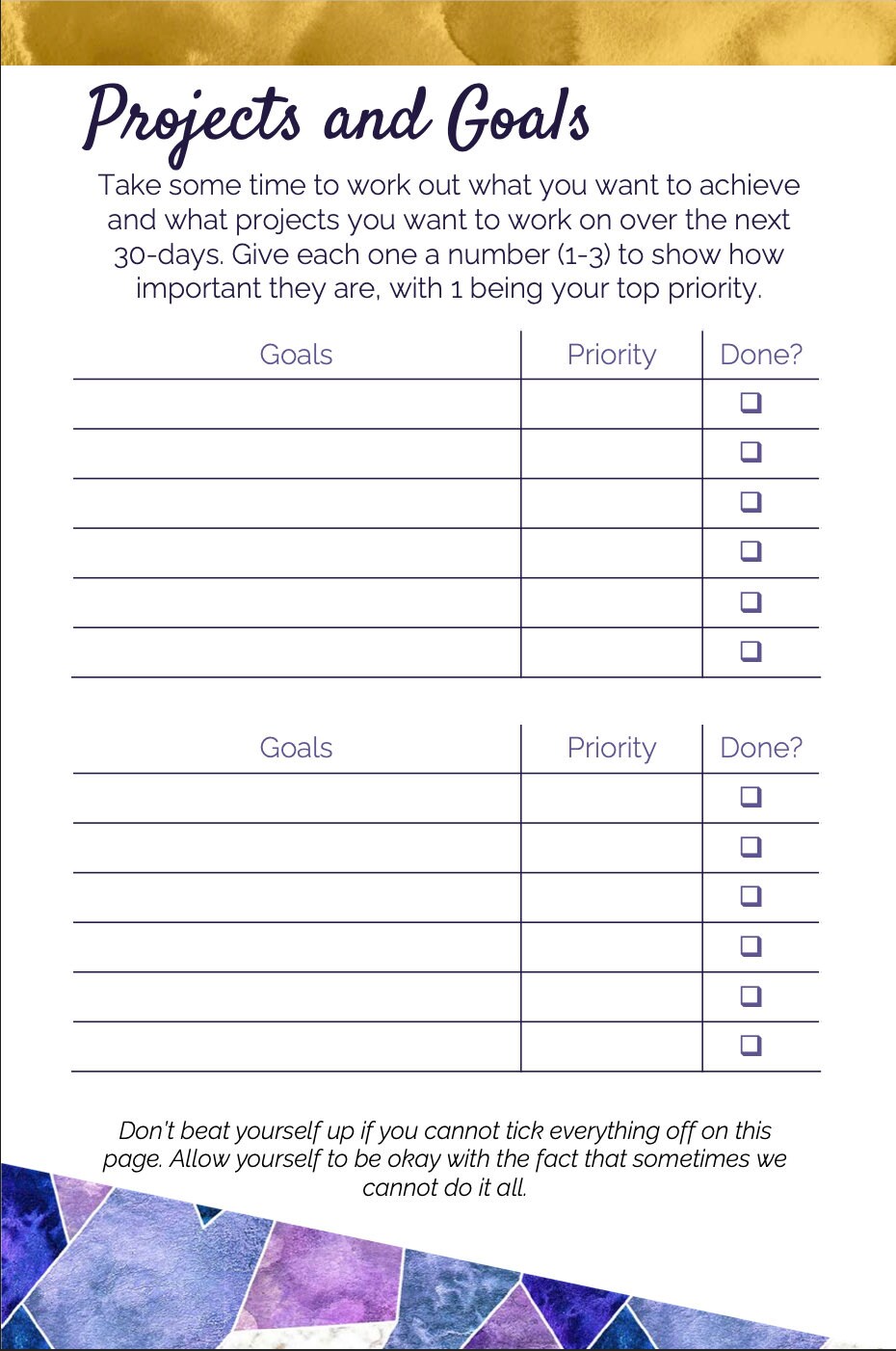 A4 PRINTABLE Personal Development Planner Template 80 Pages - Etsy