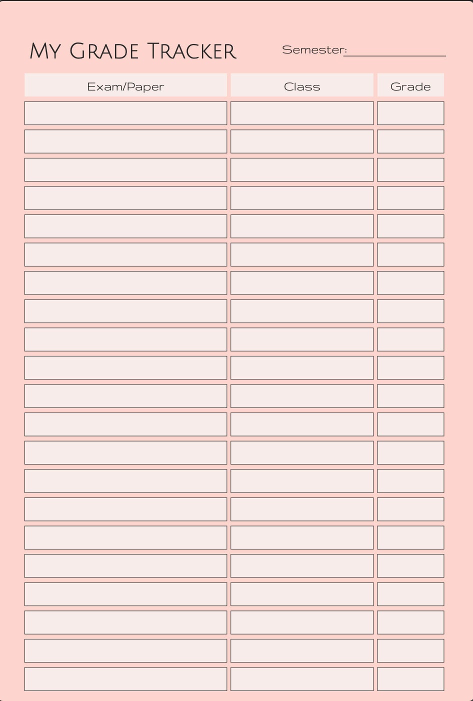 A4 PRINTABLE Student Study Planner Template 20 Pages - Etsy