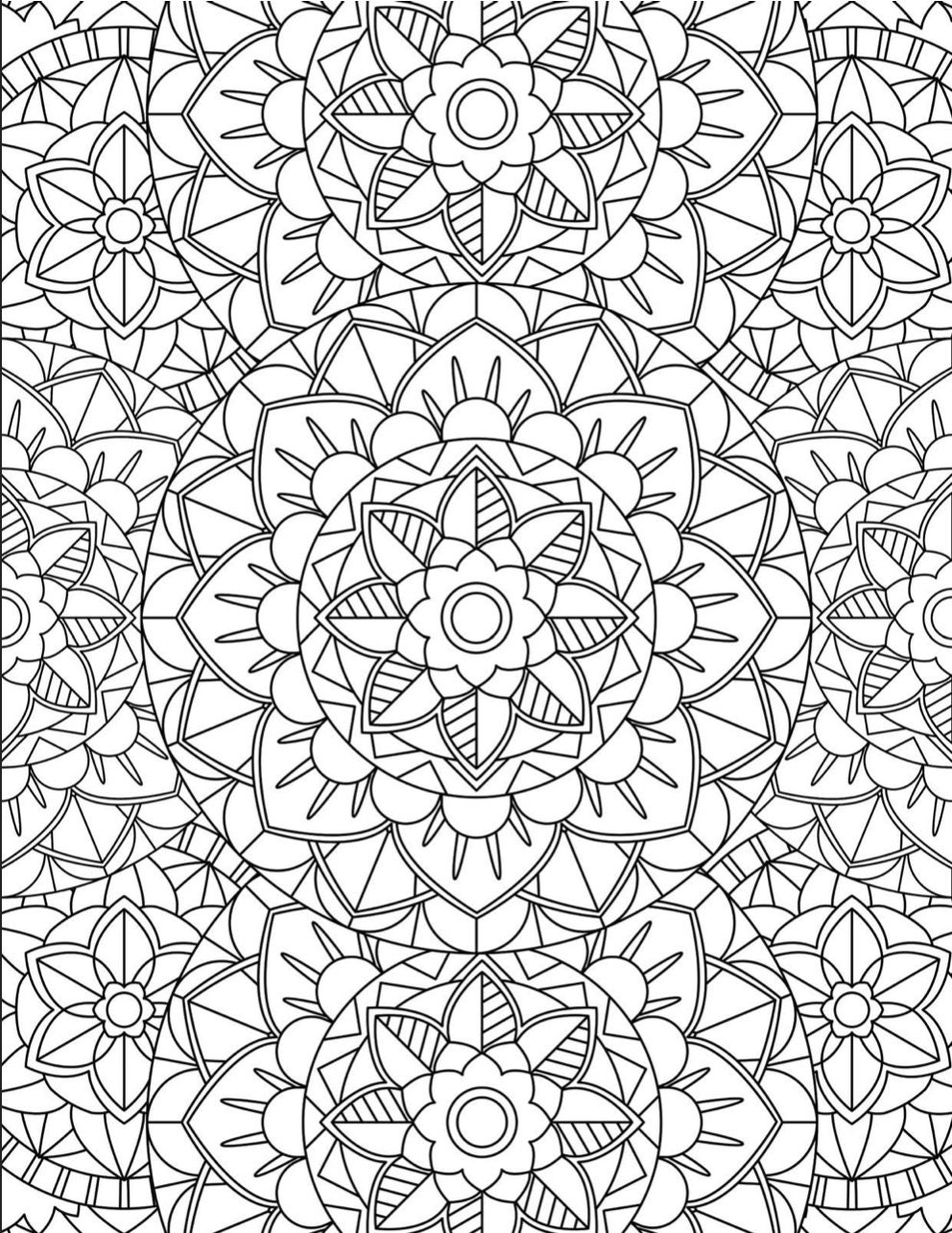 PRINTABLE – the Full-page Mandala Collection Volume 3 Advanced ...
