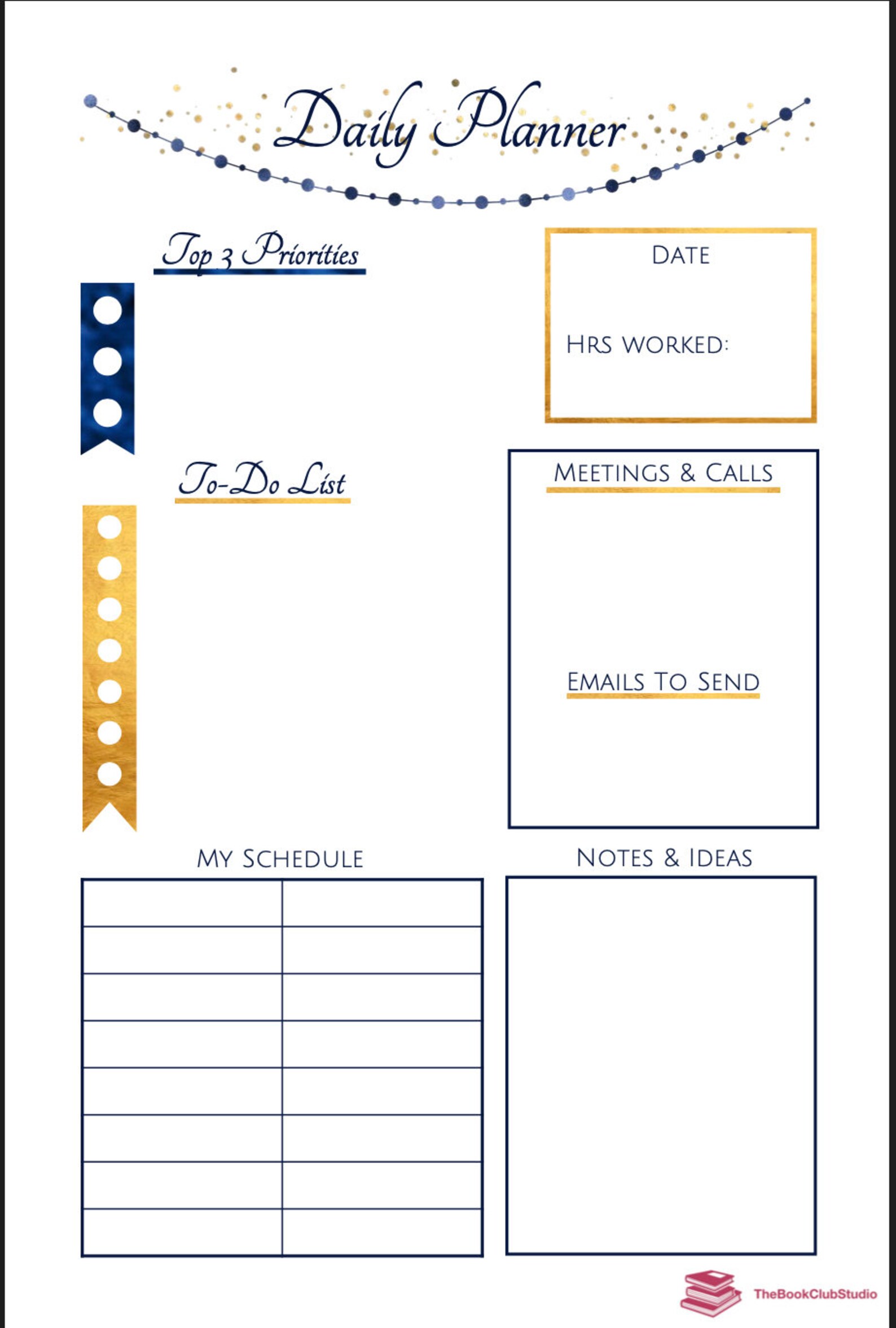 6x9 PRINTABLE Business Planner Template (28 Pages) - Etsy