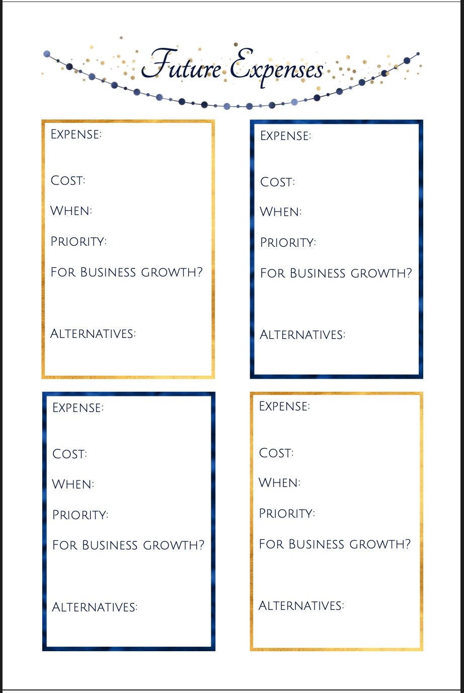6x9 PRINTABLE Business Planner Template (28 Pages) - Etsy