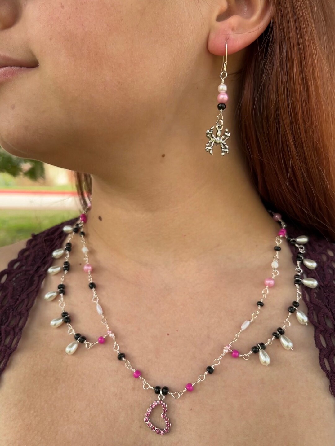 Draculaura Inspired Necklace - Etsy