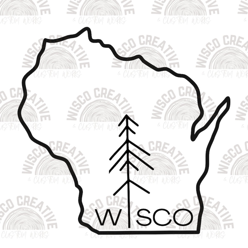 Wisconsin Svg - Etsy