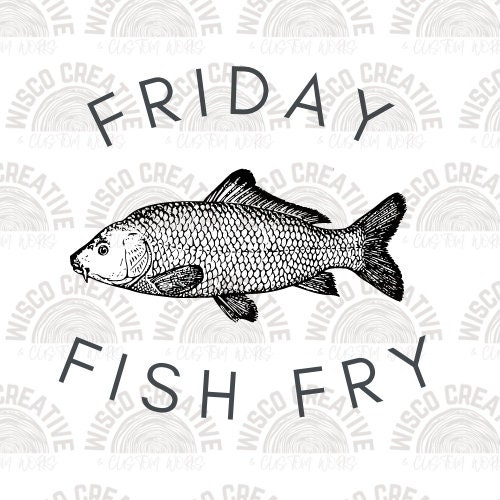 Friday Fish Fry SVG - Cut File - Cricut - Glowforge - Commercial Use ...