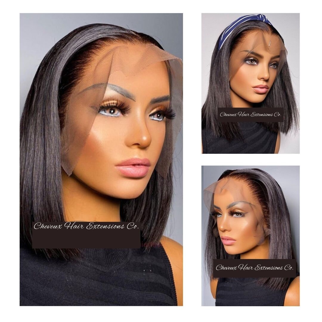 Pre-made Pre-plucked Fake Scalp Daily Bob - Etsy