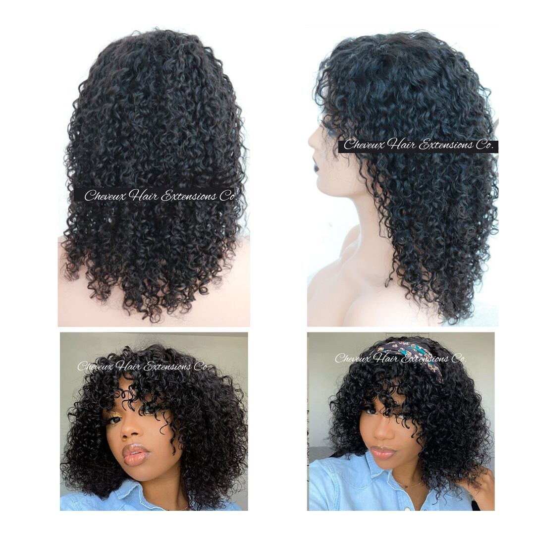 Burmese Hair 14 Inch Bounce Curl 55 HD Lace Closure Wig - Etsy