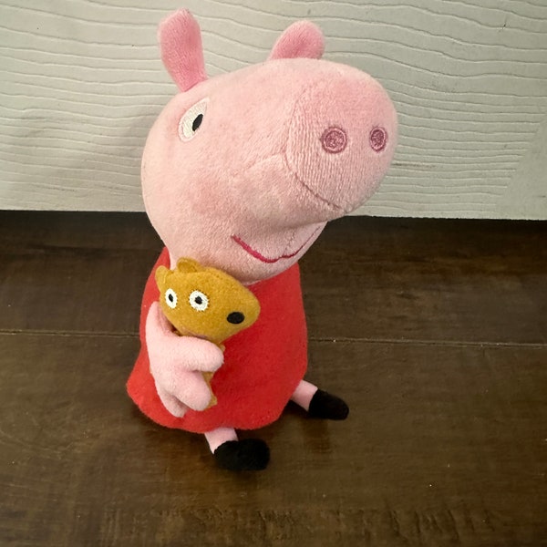 Peppa Pig Teddy Bear - Etsy