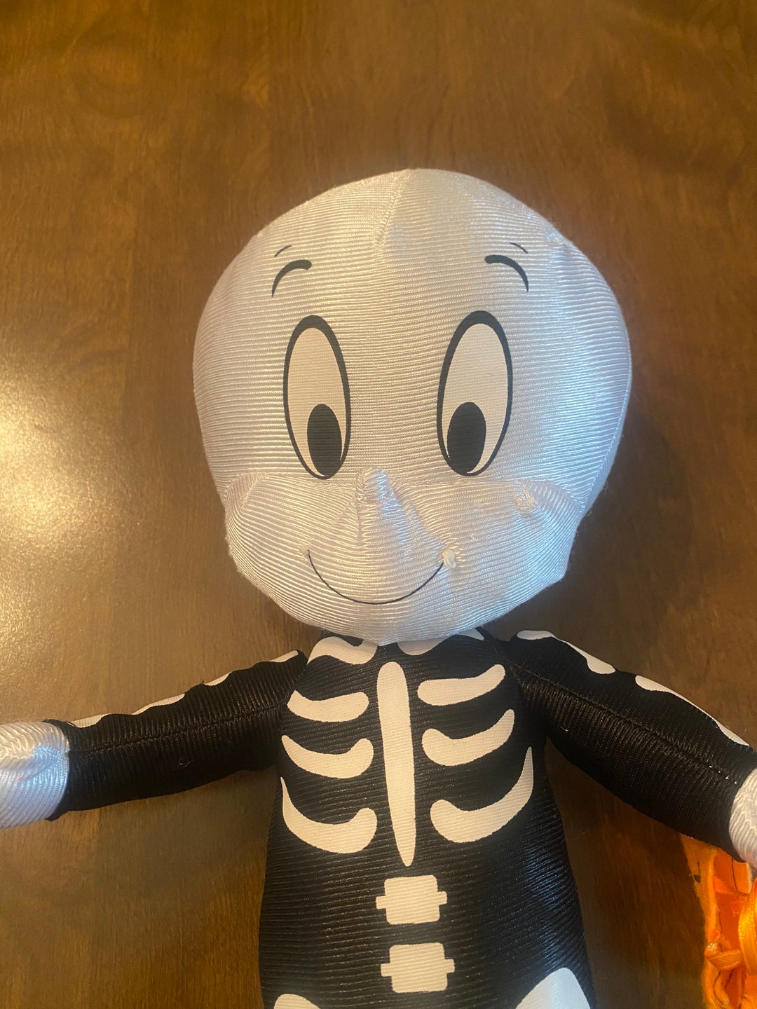 Casper the Ghost in Skeleton Costume Plush 16 Inch - Etsy