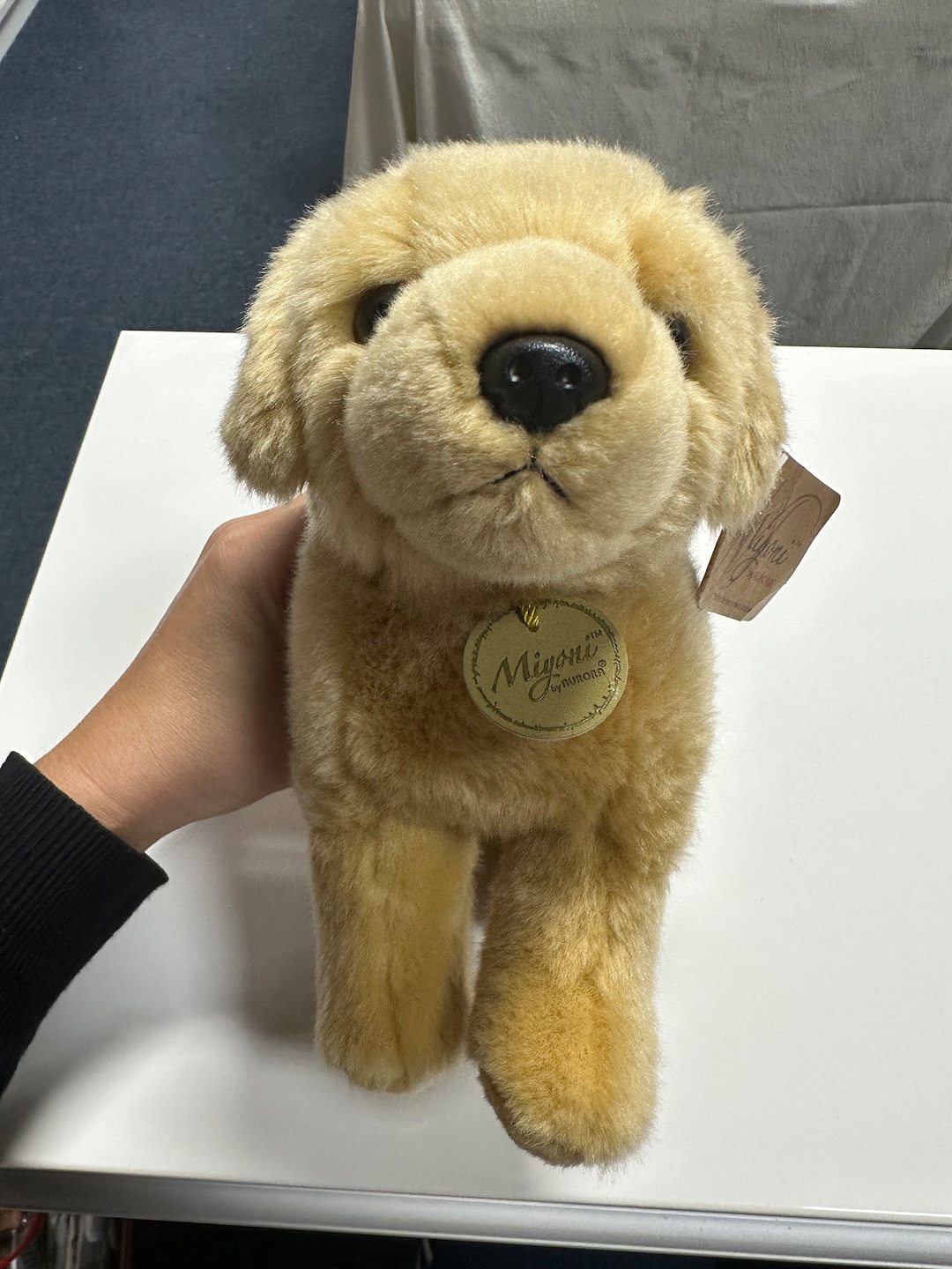 Aurora Miyoni Dog Plush Yellow Lab 9 Inch Tall - Etsy