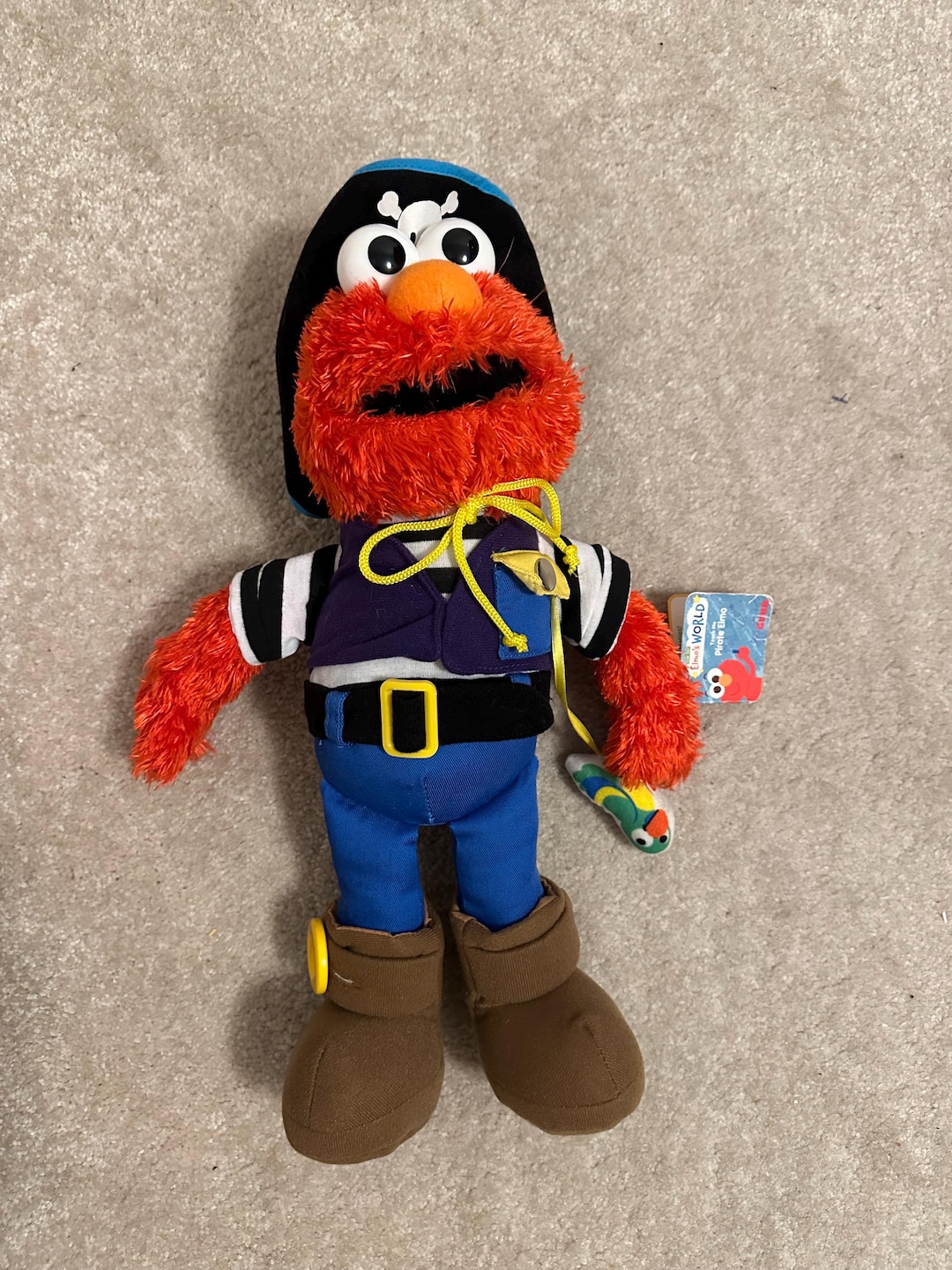 Gund Sesame Street Teach Me Elmo Pirate 16 Inch Plush Stuffed Toy - Etsy