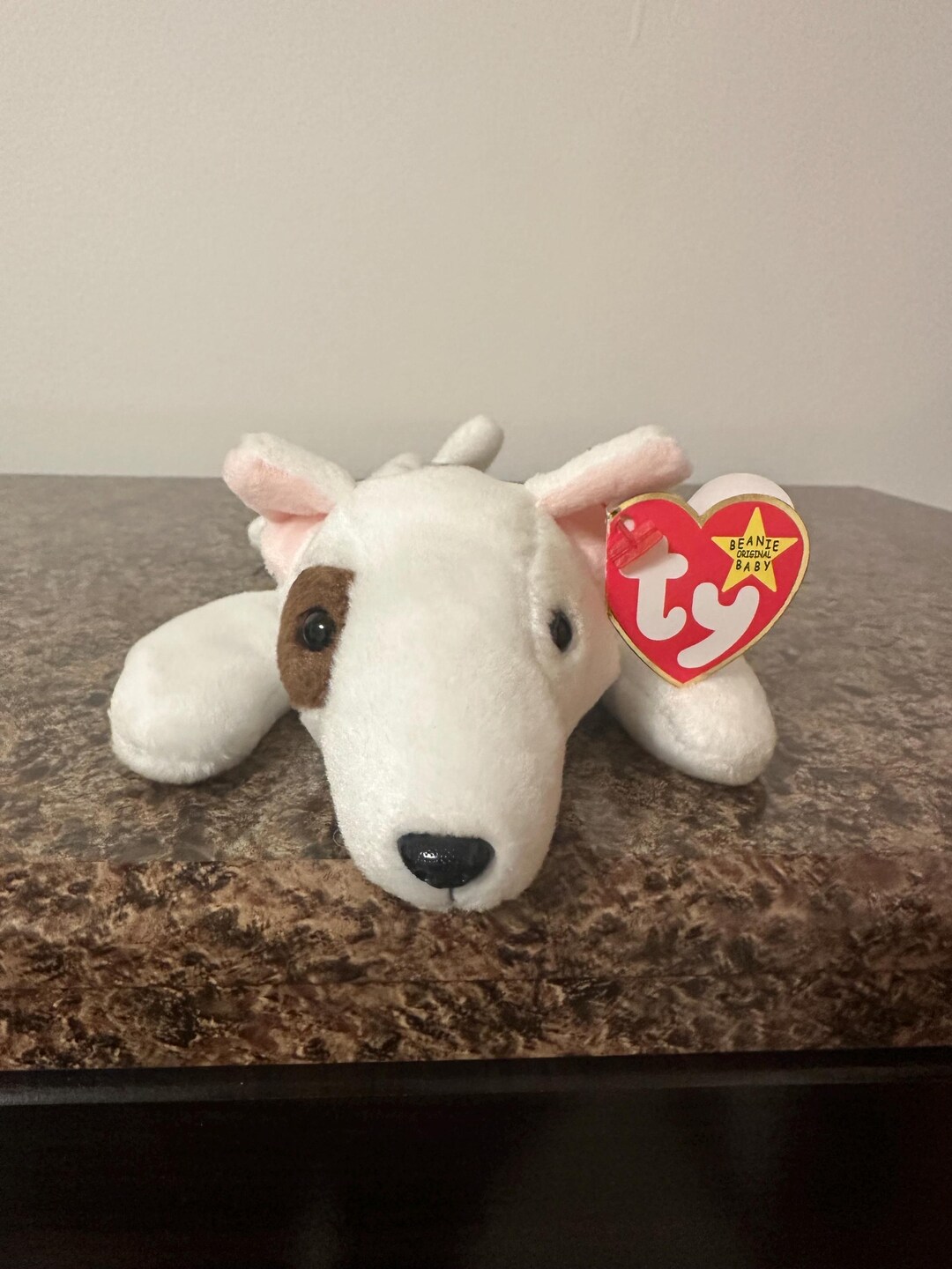 Ty Beanie Baby Butch the Bull Terrier Plush Stuffed Animal Toy 9 Inch ...