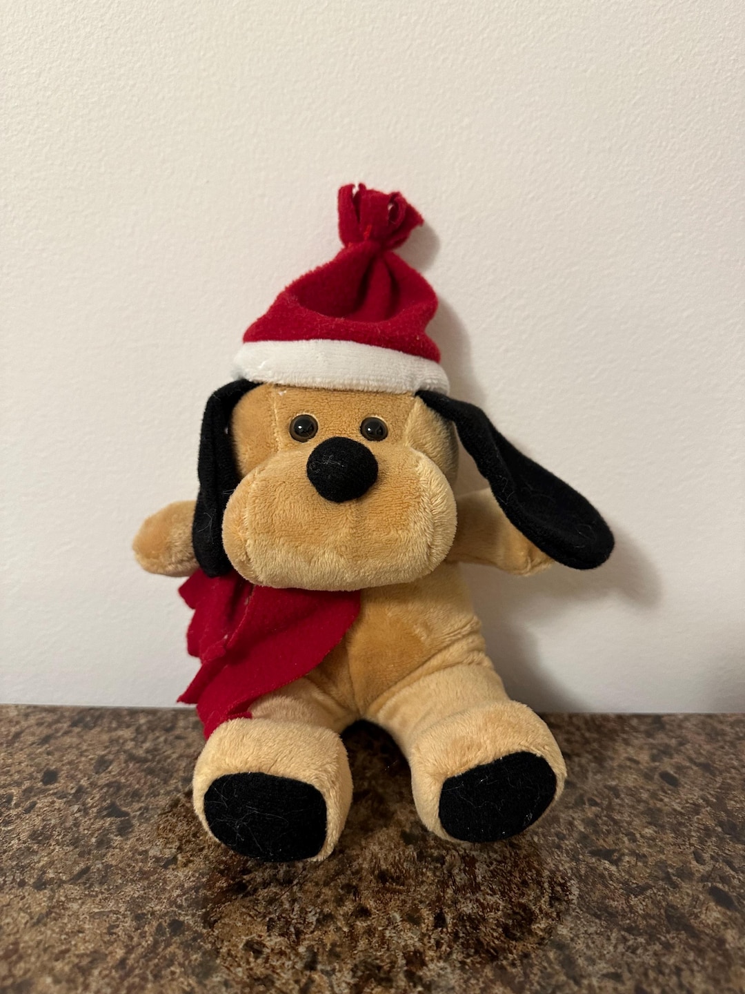 Dan Dee Dog Plush Stuffed Animal Toy in Santa Hat 8 Inch - Etsy