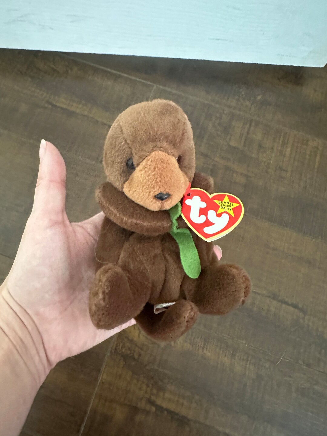 Ty Beanie Baby Seaweed the Otter Plush Stuffed Animal Toy 6 Inch - Etsy