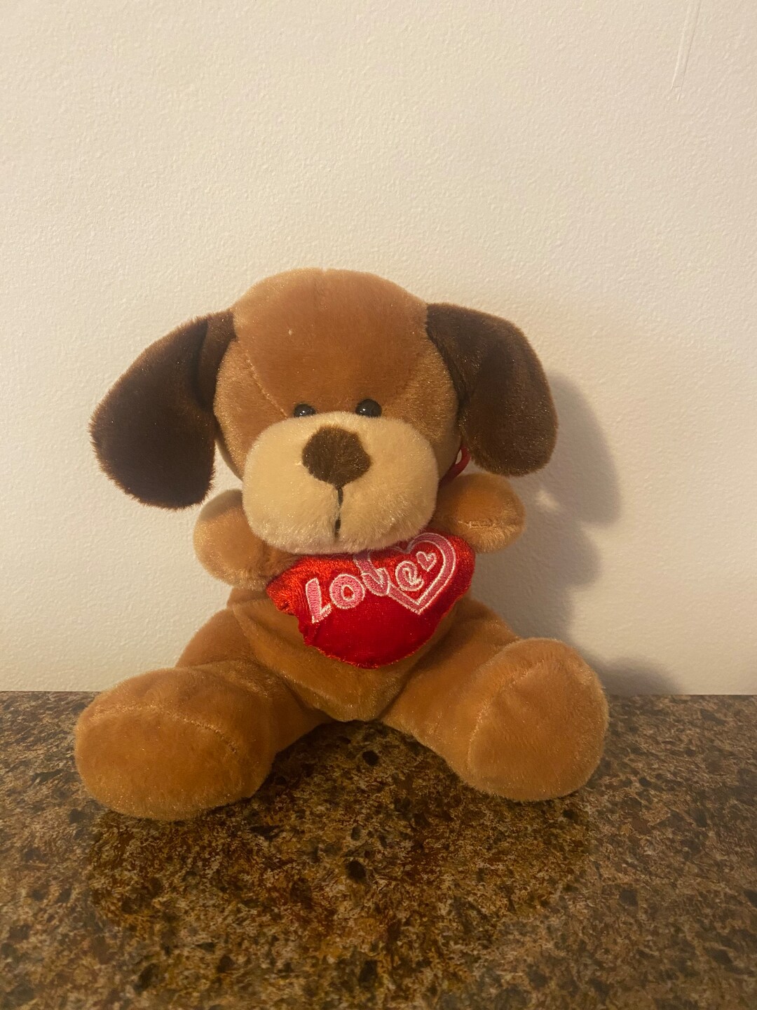 Dan Dee Dog Plush Stuffed Animal With Love Heart 6 Inch - Etsy Dan Dee Dog Plush Stuffed Animal With Love Heart 6 Inch - Etsy