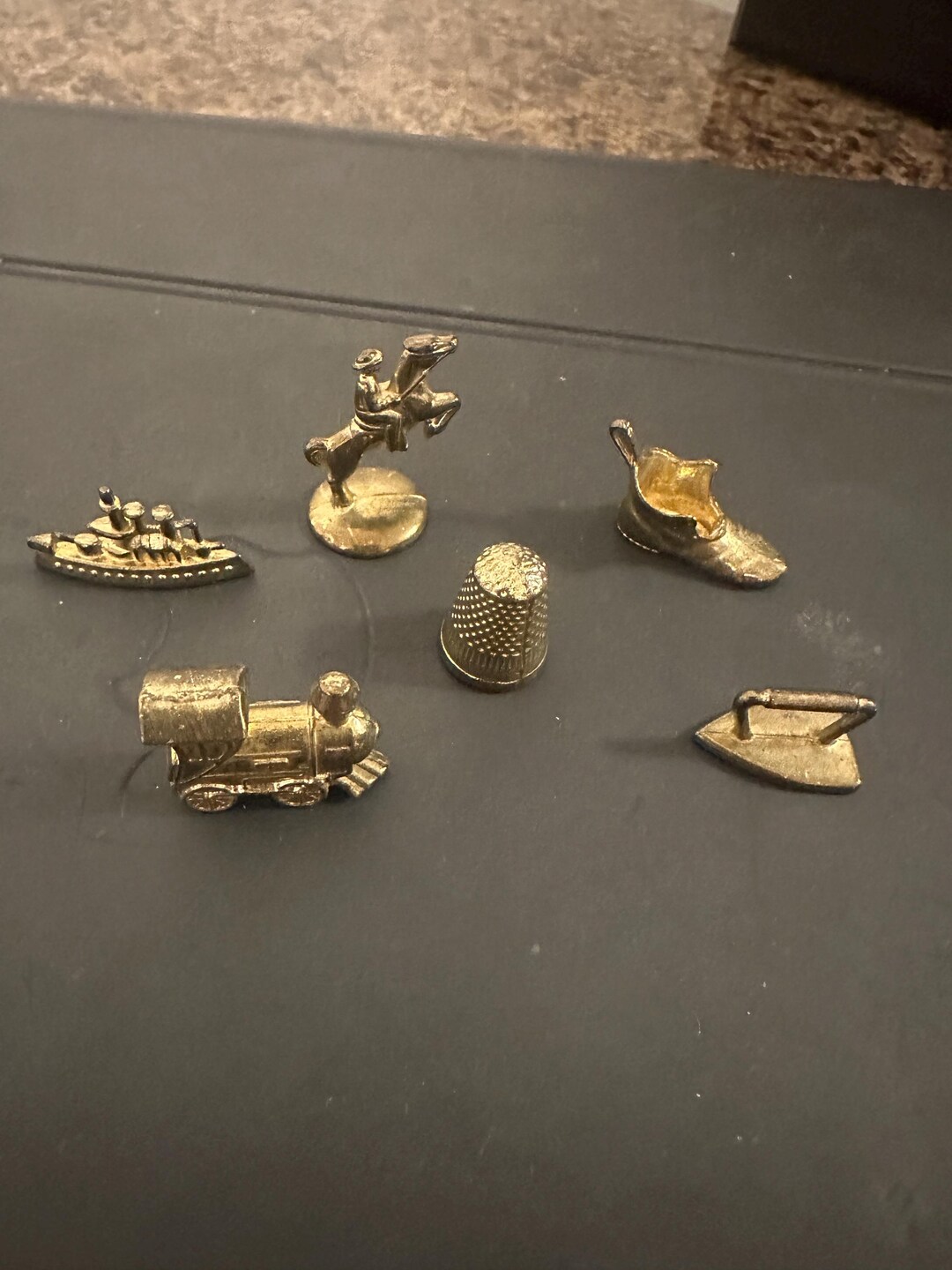 Monopoly 6 Gold Tokens Game Replacement Pieces Toys - Etsy