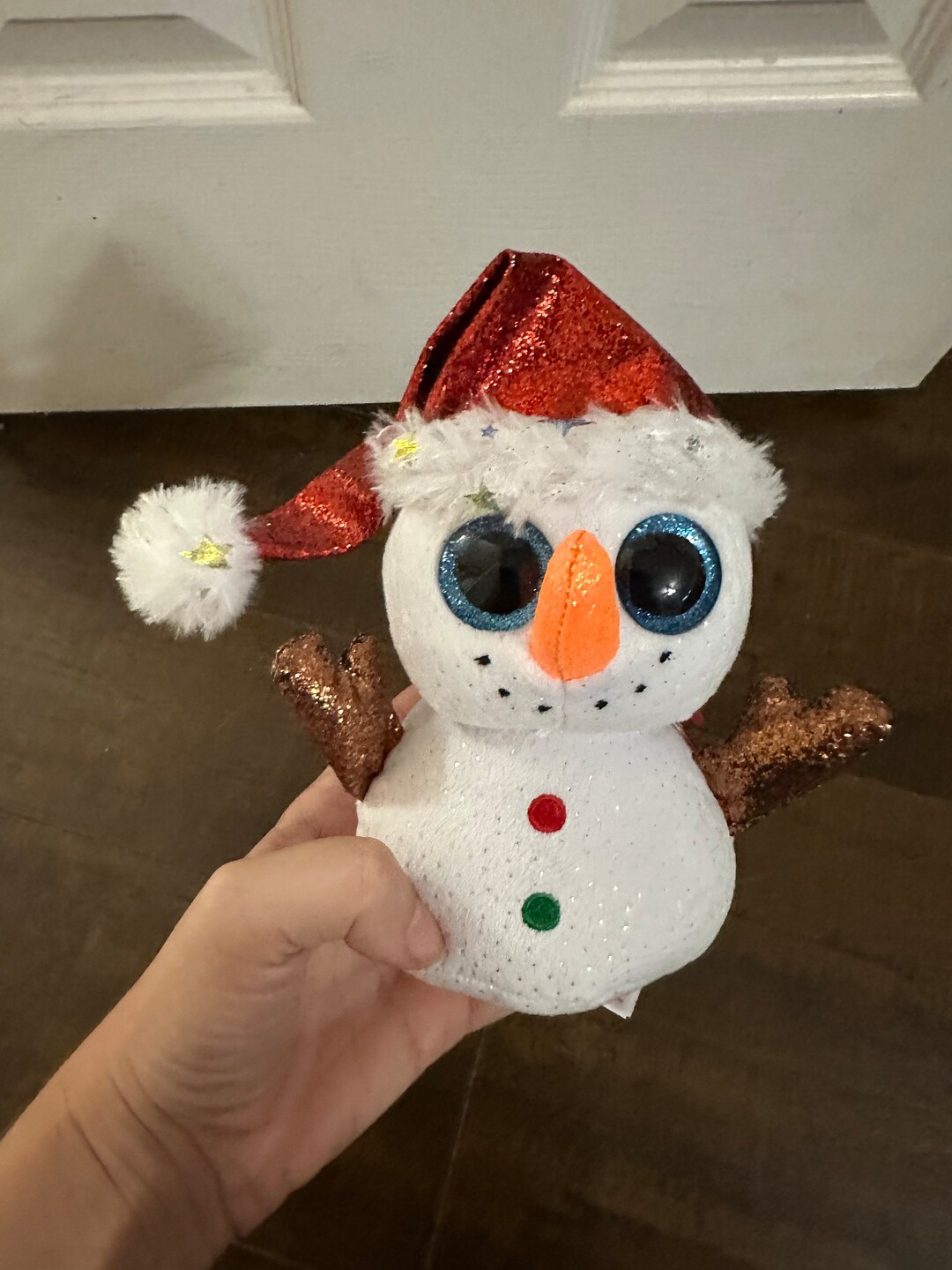 Ty Beanie Boos Flurry the Snowman Plush 6 Inch - Etsy