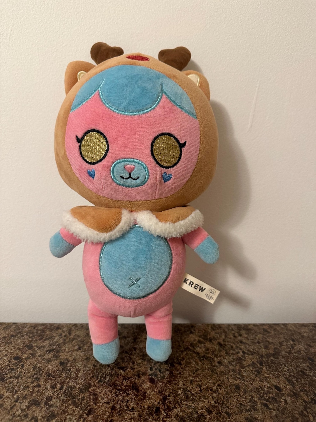 Warren James Krew District Anime Plush Stuffed Doll With Antlers 14 ...