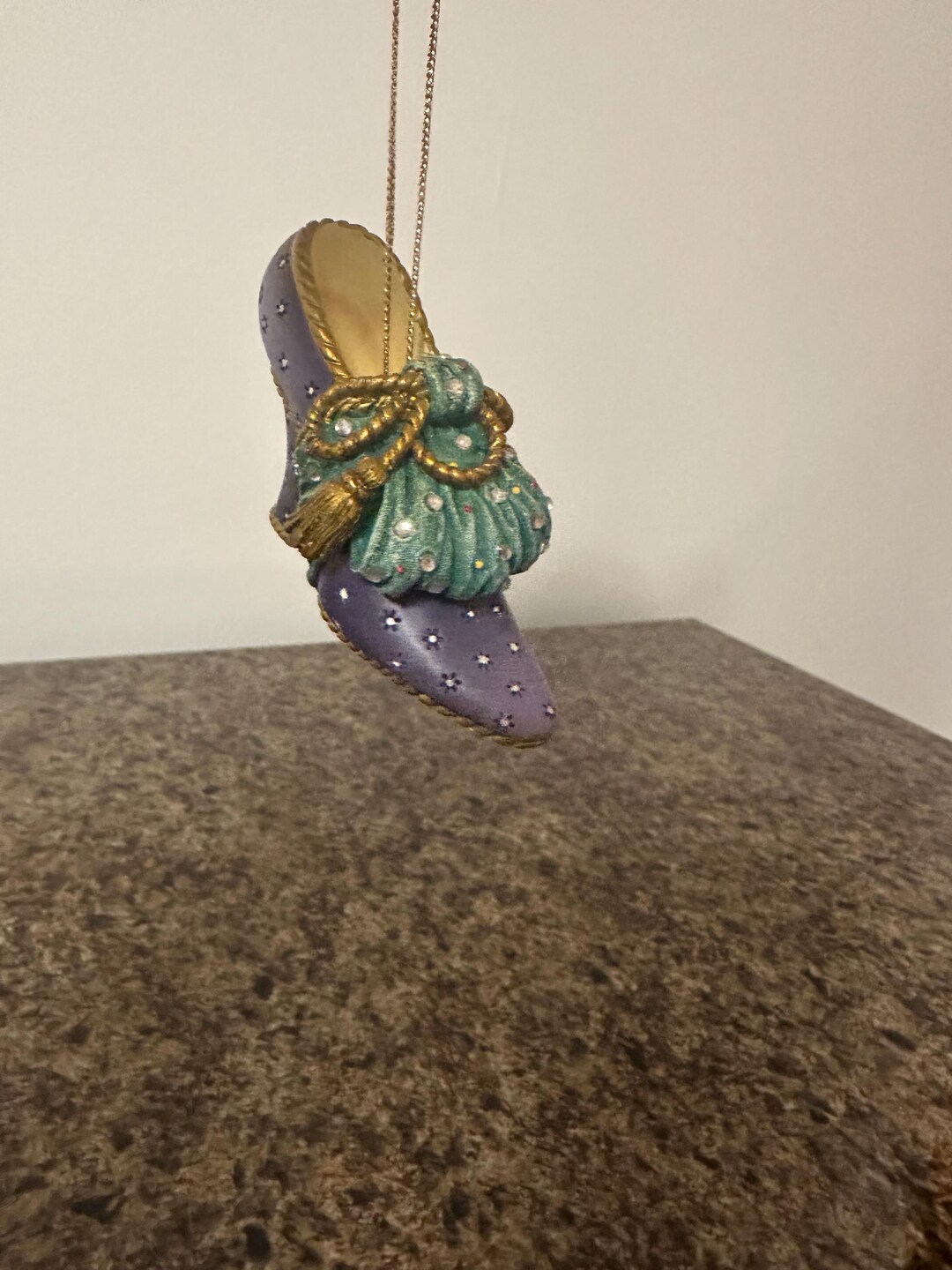 Ashton Drake Miniature Collectible Heirloom Shoe Glittering Soirée ...